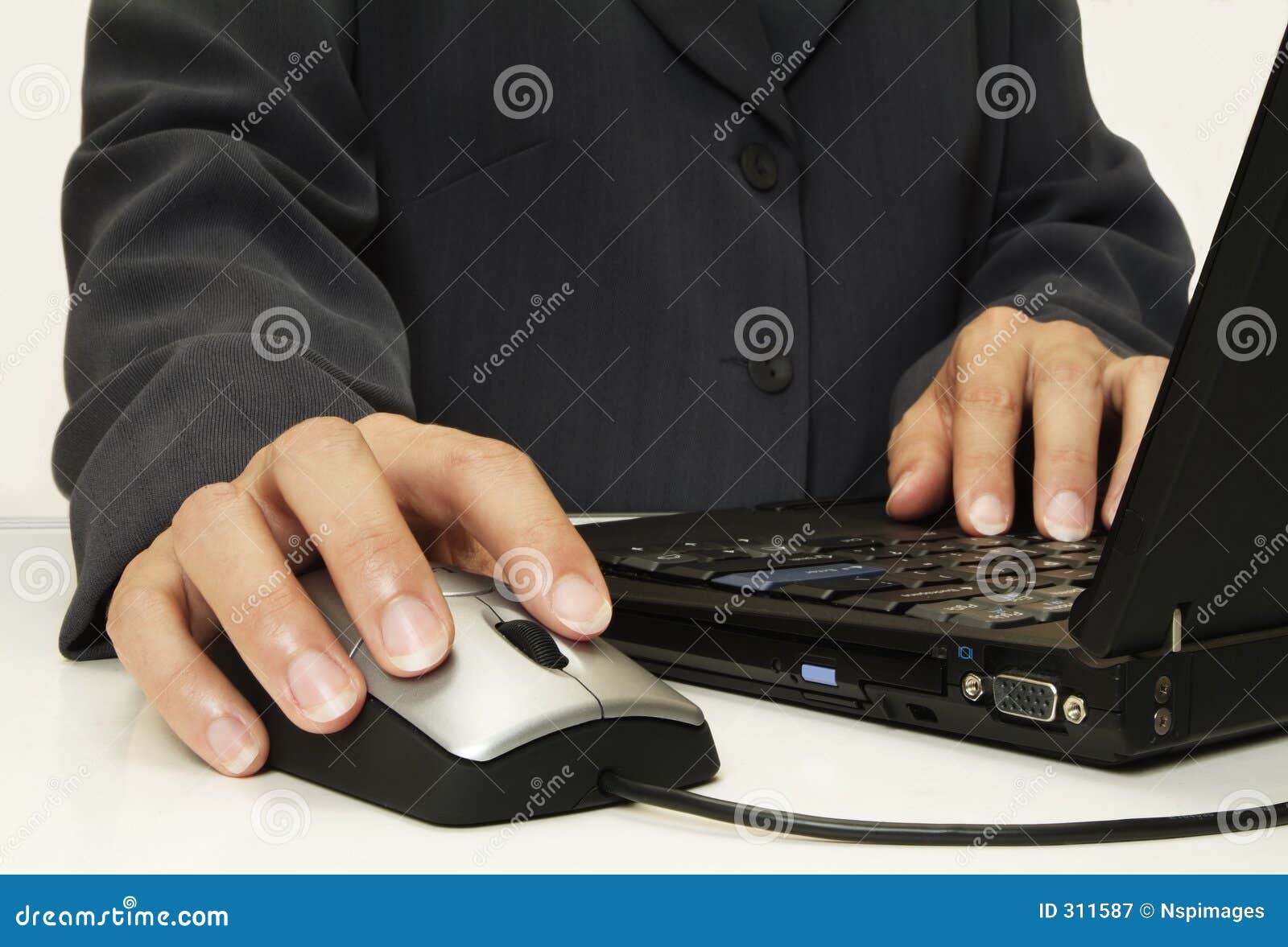 Hand on mouse stock image. Image of friendly, hand, mouse - 311587