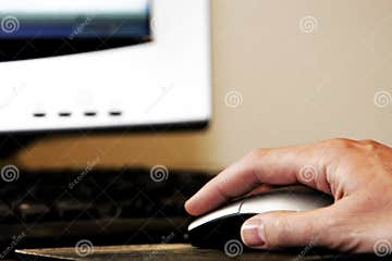 Hand Mouse Computer stock image. Image of computer, internet - 652253