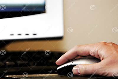 Hand Mouse Computer stock image. Image of computer, internet - 652253