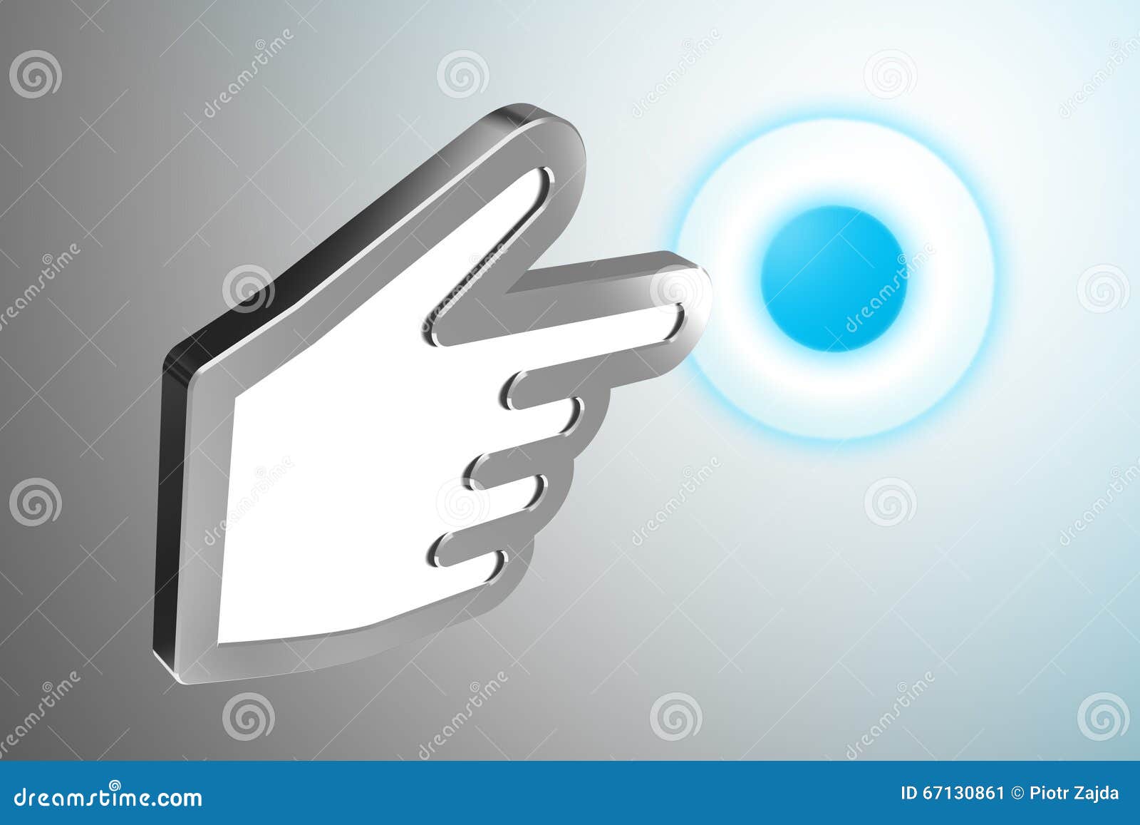 Hand Mouse Cursor Point stock illustration. Illustration of horizontal ...