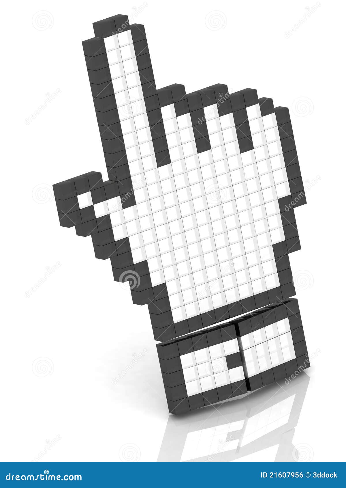 Hand mouse symbol stock illustration. Illustration of graphic - 21607956