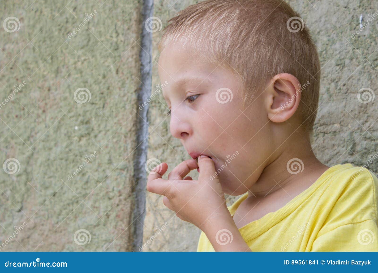 Hand mouth boy stock image. Image of male, beauty, comfortable - 89561841