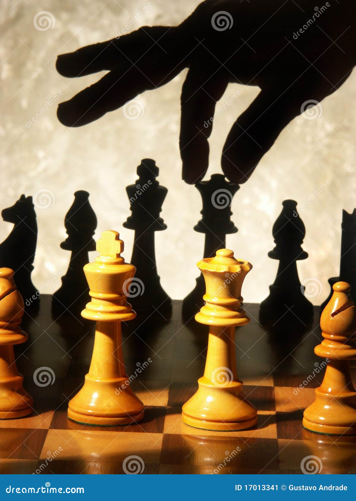 Hand moving chess piece stock image. Image of conflict - 17013341
