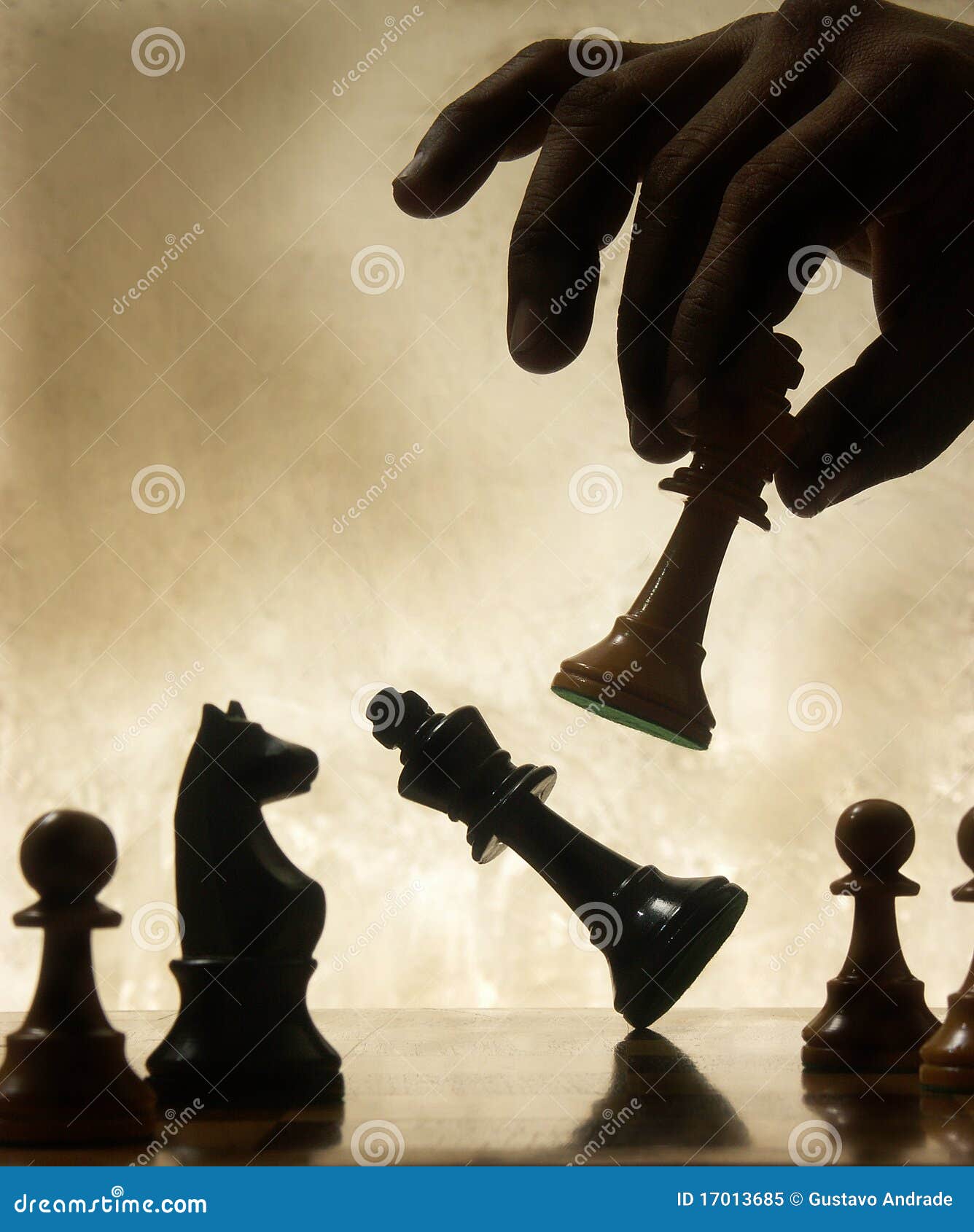 Hand moving chess piece stock image. Image of move, chess - 17013685