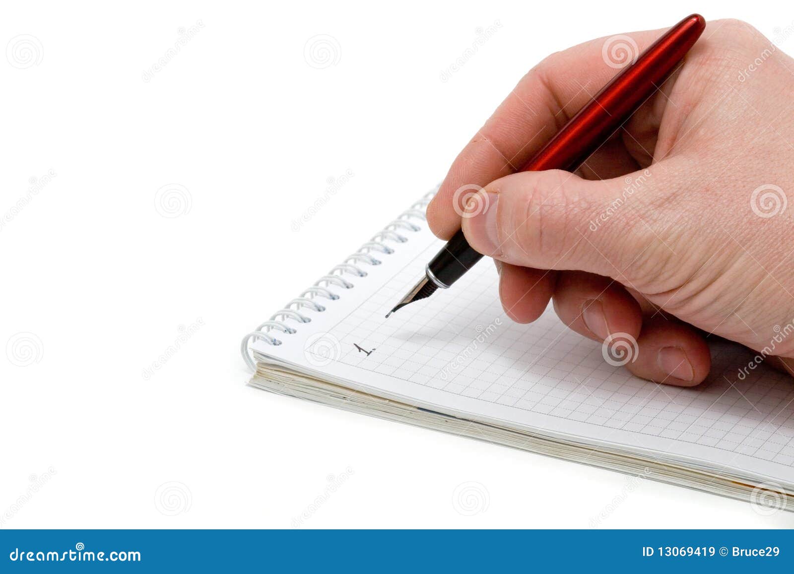Hand notepad stock image. Image of form, negotiation - 13069419