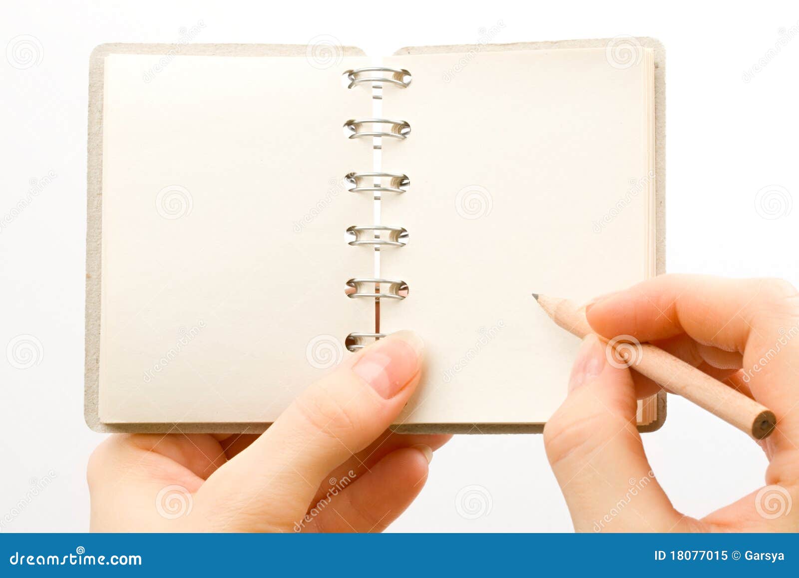 Hand and notepad stock image. Image of background, concept - 18077015
