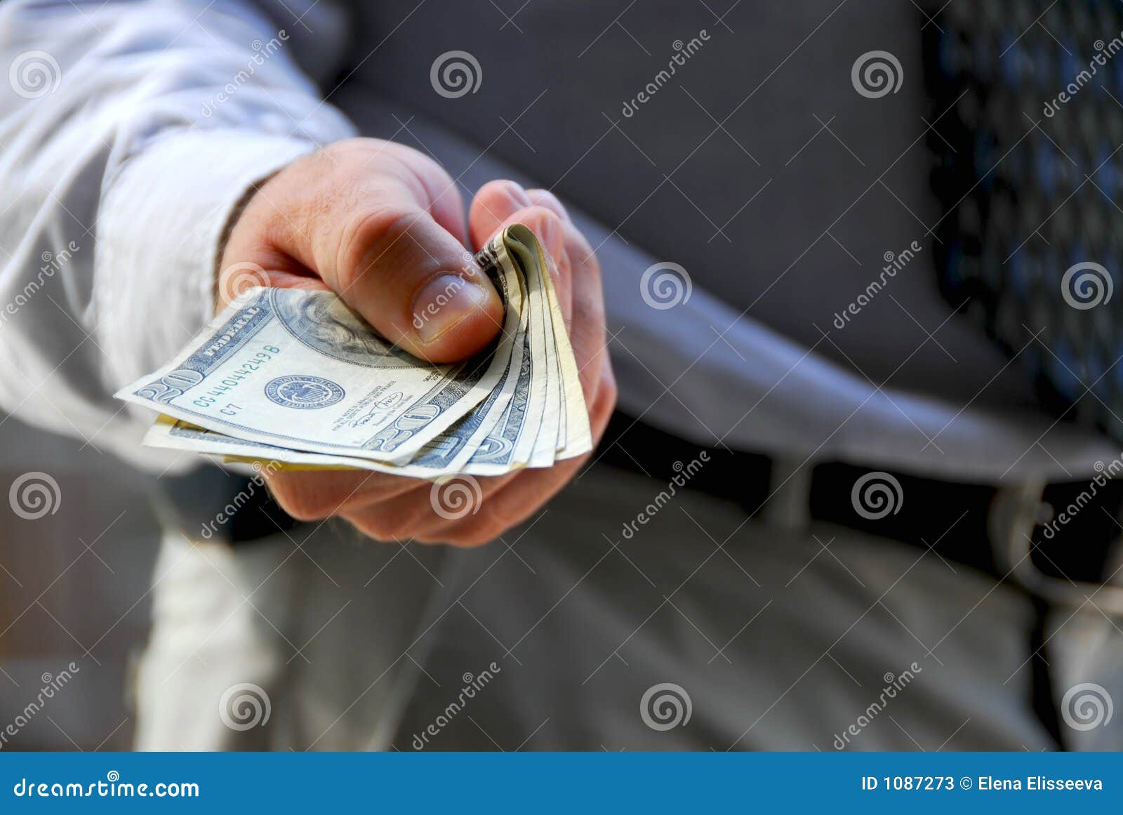 Hand offer money stock image. Image of american, banking - 1087273