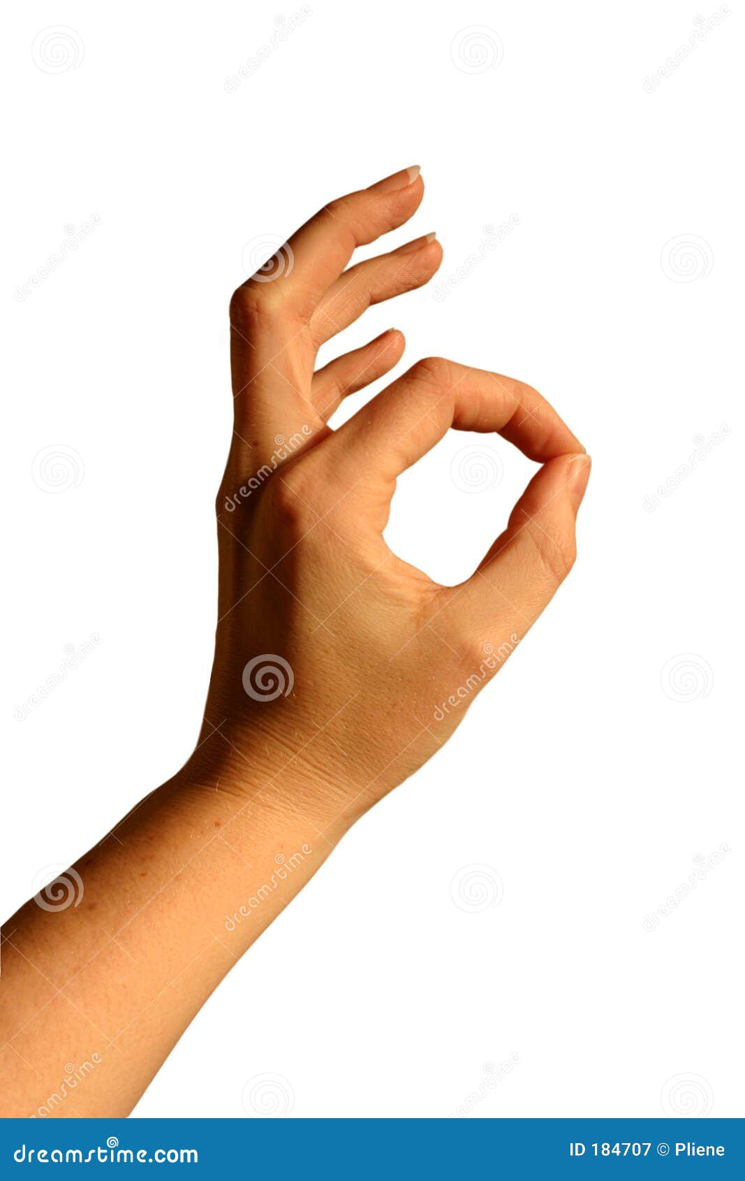 Hand OK! stock image. Image of tions, thumb, pcre, skin - 184707