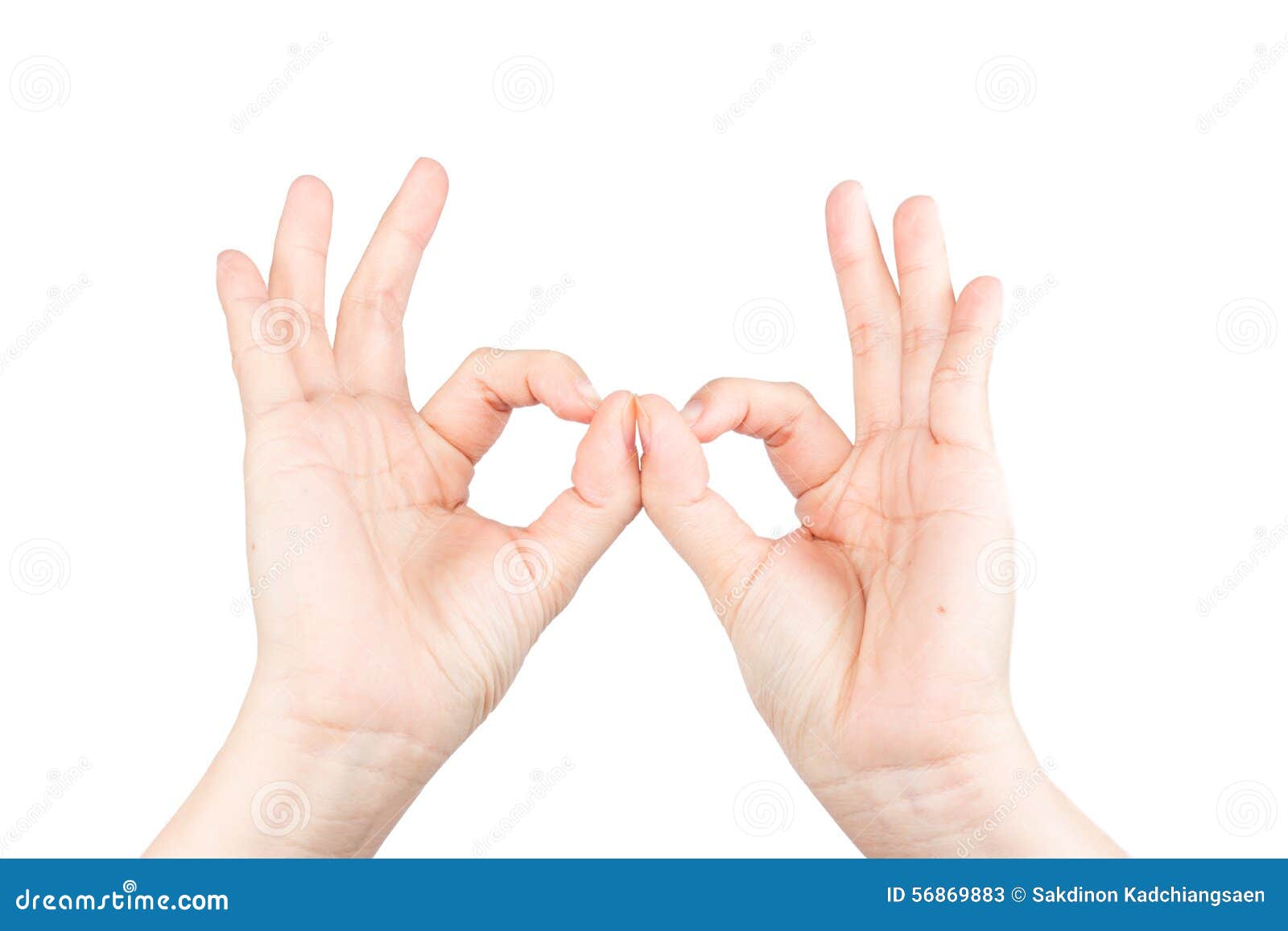 Hand OK sign stock image. Image of female, idea, decisions - 56869883