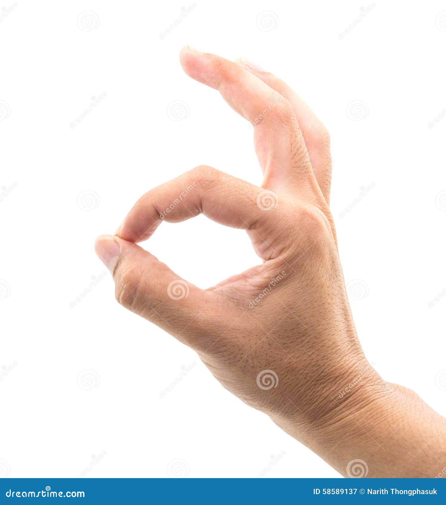 Hand OK sign stock image. Image of idea, greeting, voting - 58589137