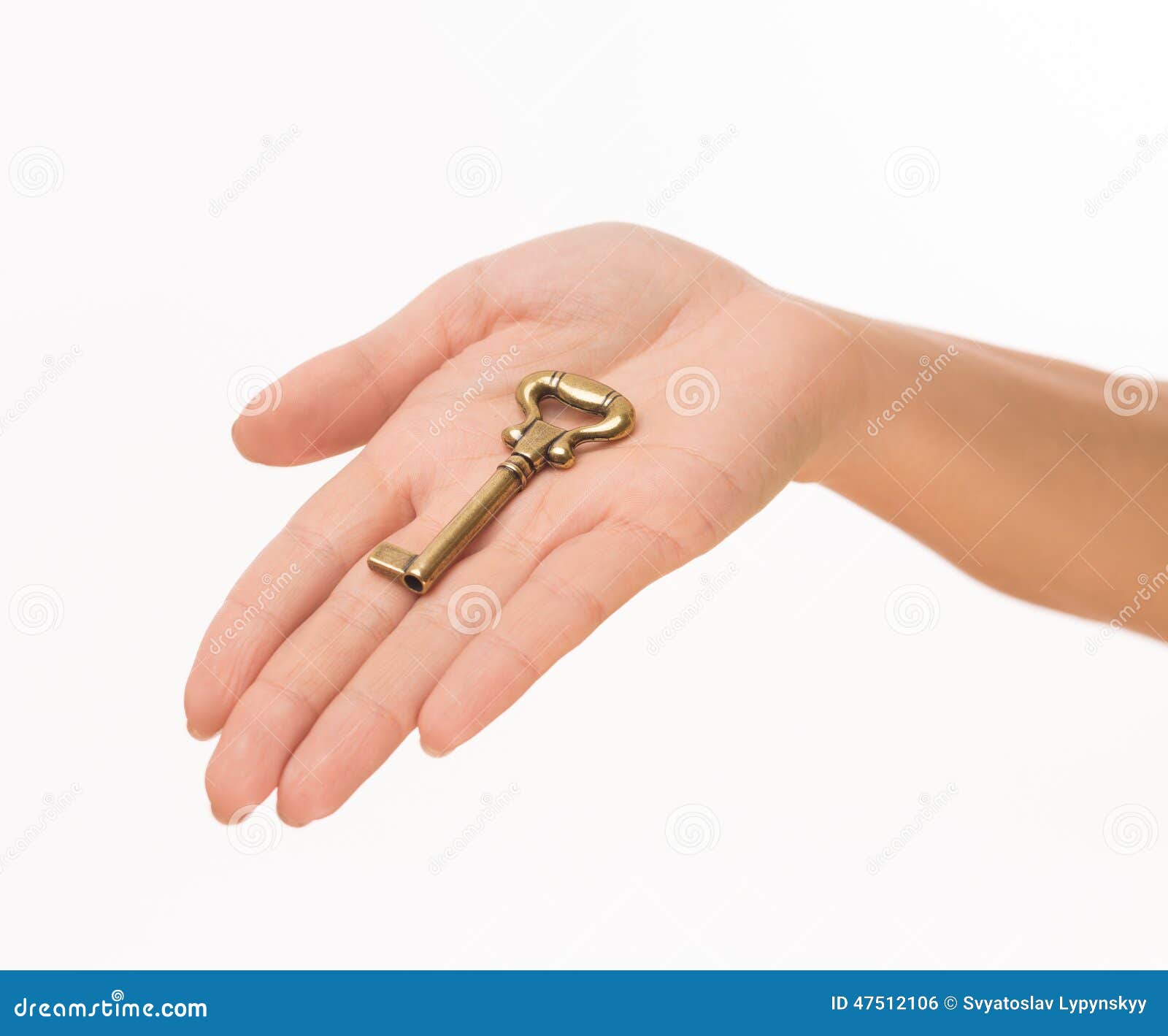 Hand with old key stock photo. Image of estate, hands - 47512106