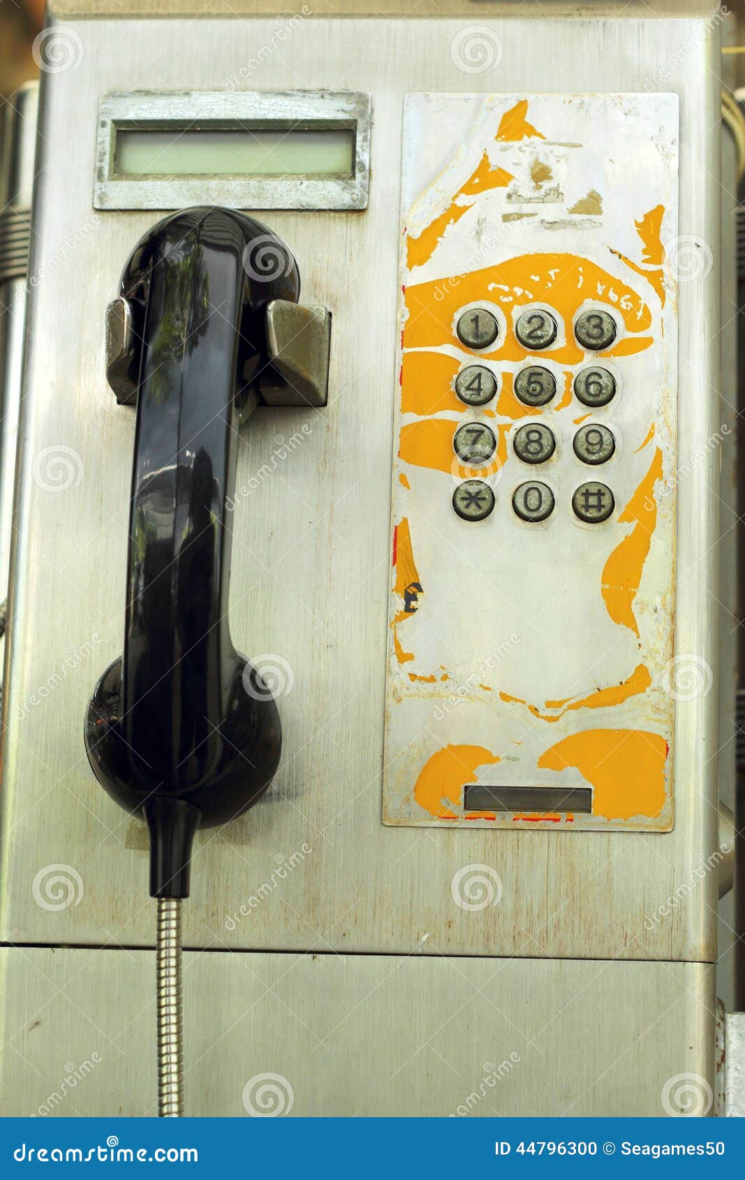 Hand and Old Vintage Phone Booth. Stock Photo - Image of green, talk ...