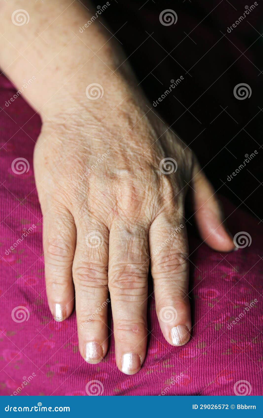 Hand of an old woman stock photo. Image of body, indoor - 29026572