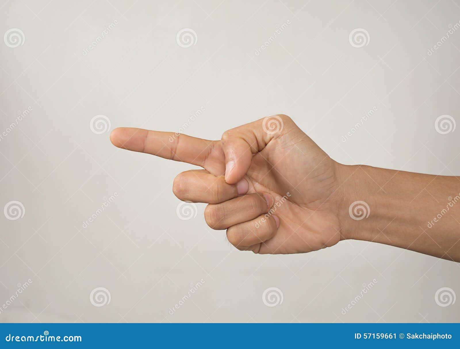 Hand with one fingers stock image. Image of abstract - 57159661