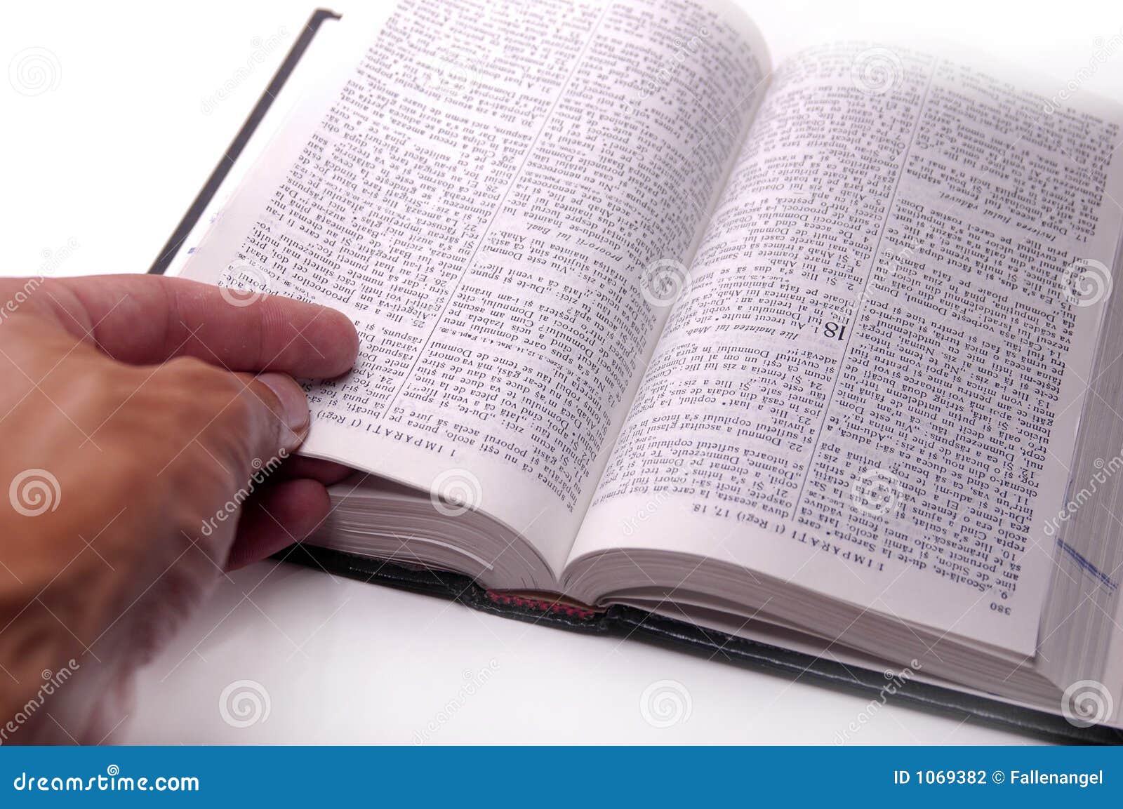 Hand on open book stock photo. Image of library, gospel - 1069382