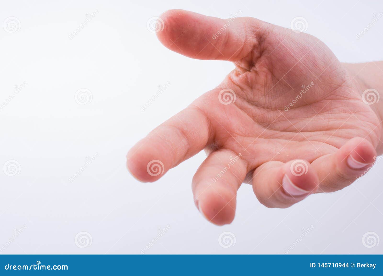 Hand open for a gesture stock photo. Image of showing - 145710944