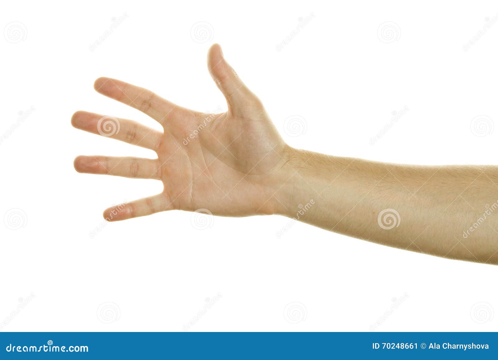 Hand Open man stock image. Image of opening, message - 70248661