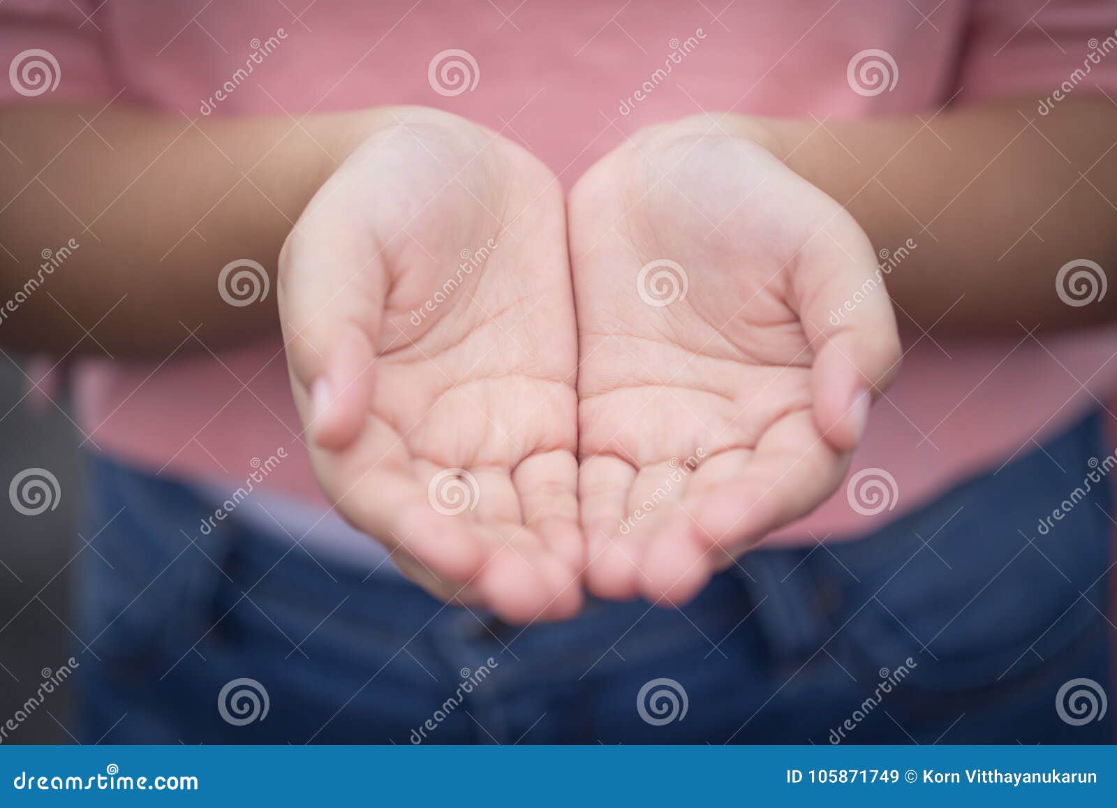 Hand open palm stock image. Image of light, empty, little - 105871749