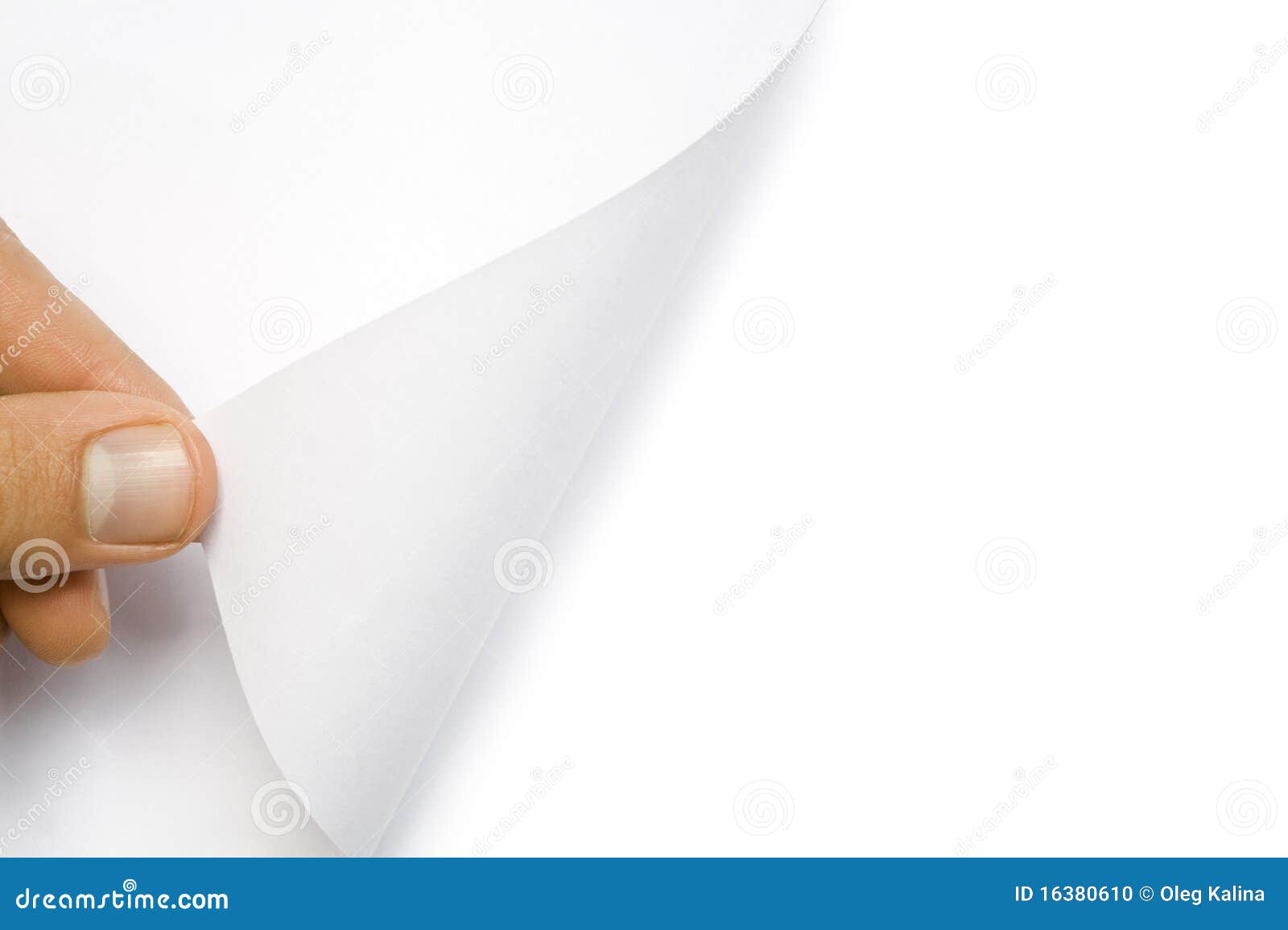 Hand open paper stock photo. Image of space, note, opening - 16380610