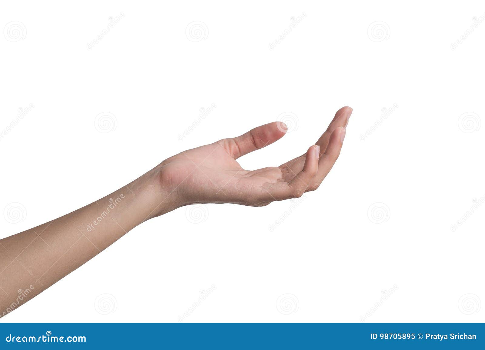 Hand Open Ready To Help or Receive Stock Image - Image of lifestyle ...