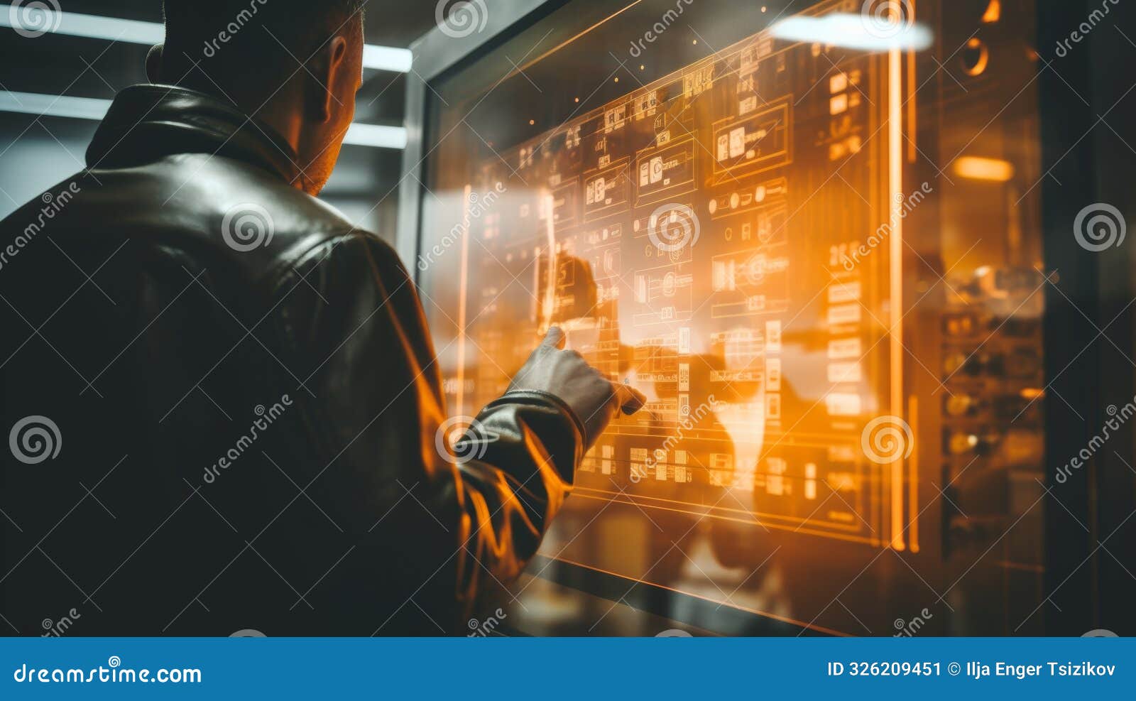 Hand Operating Cnc Machine Interface for Precise Data Input and Control ...