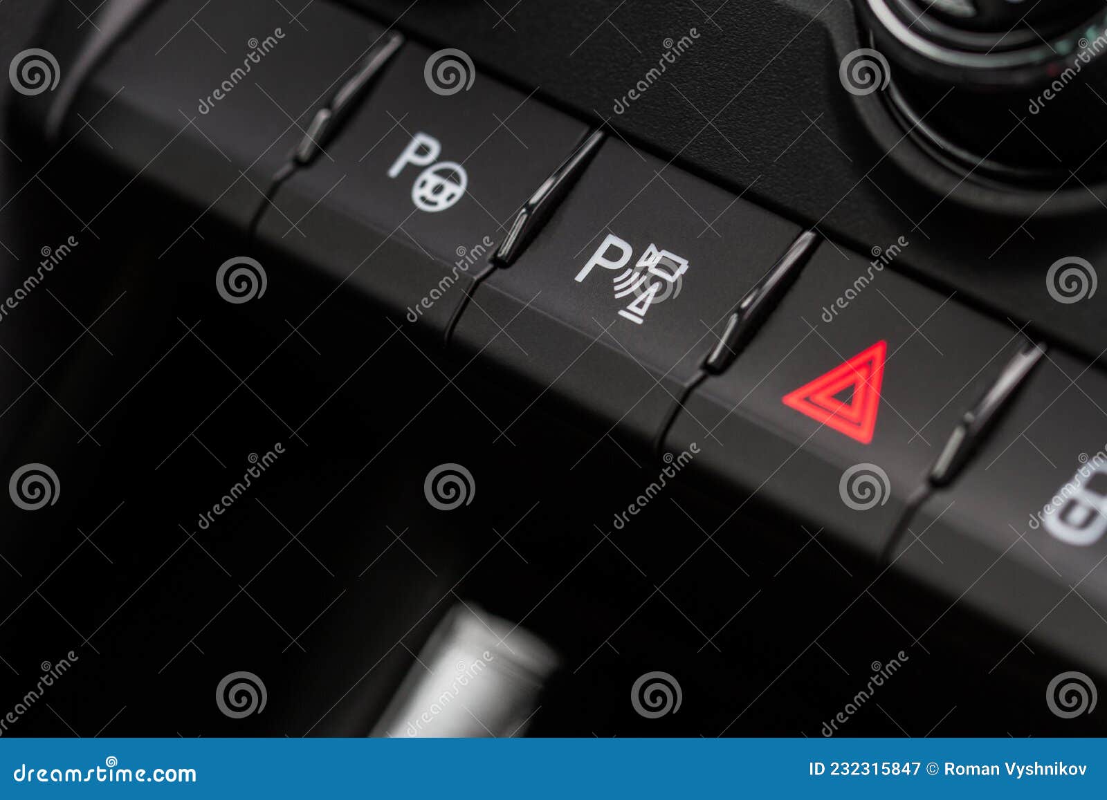 Hand Operating ESP Electronic Stability Program Control Close Up View ...