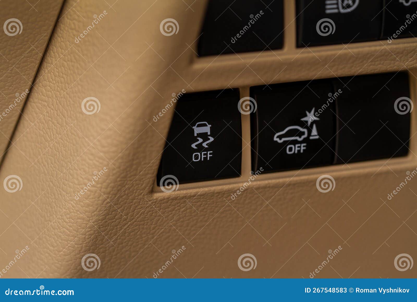 Hand Operating ESP Electronic Stability Program Control Close Up View ...