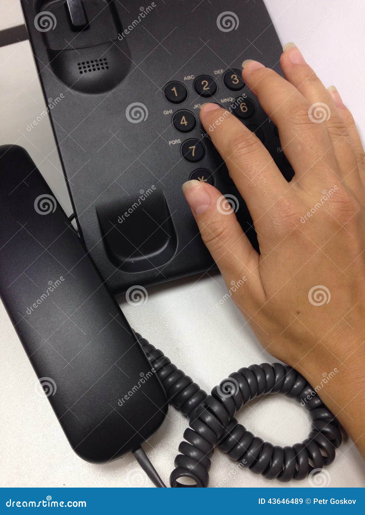 Hand operating phone stock image. Image of operating - 43646489