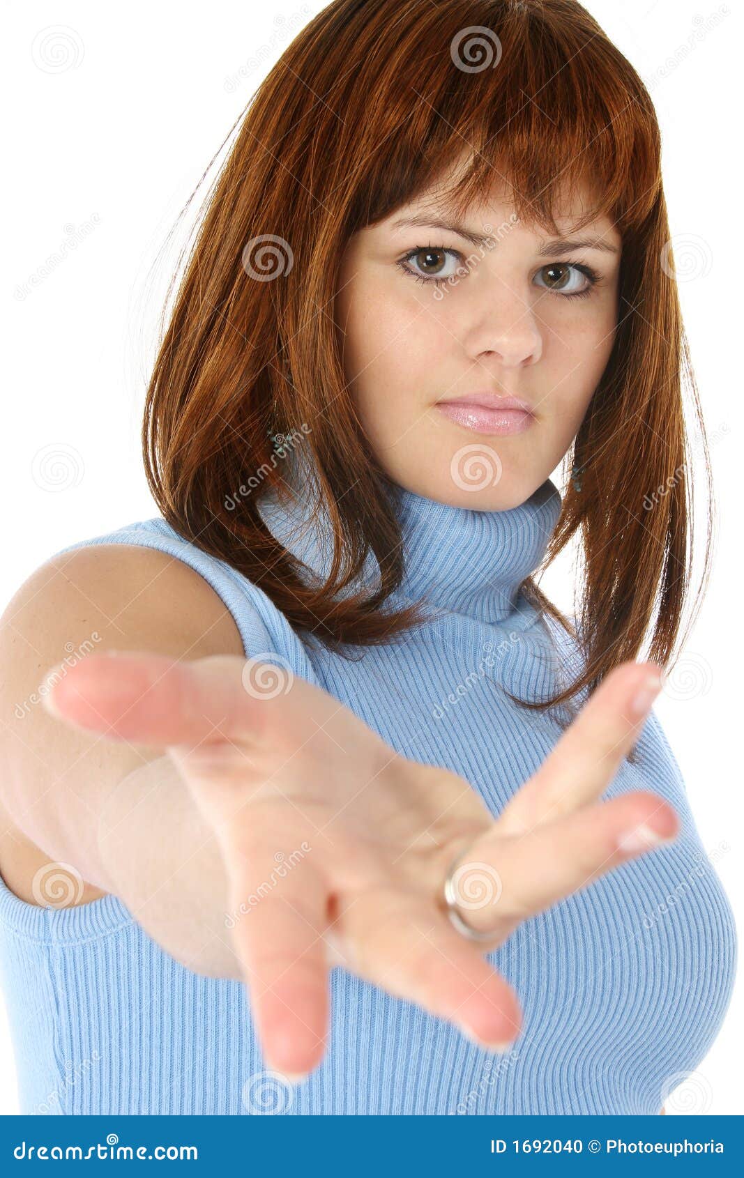 Hand Out stock photo. Image of female, cute, young, person - 1692040