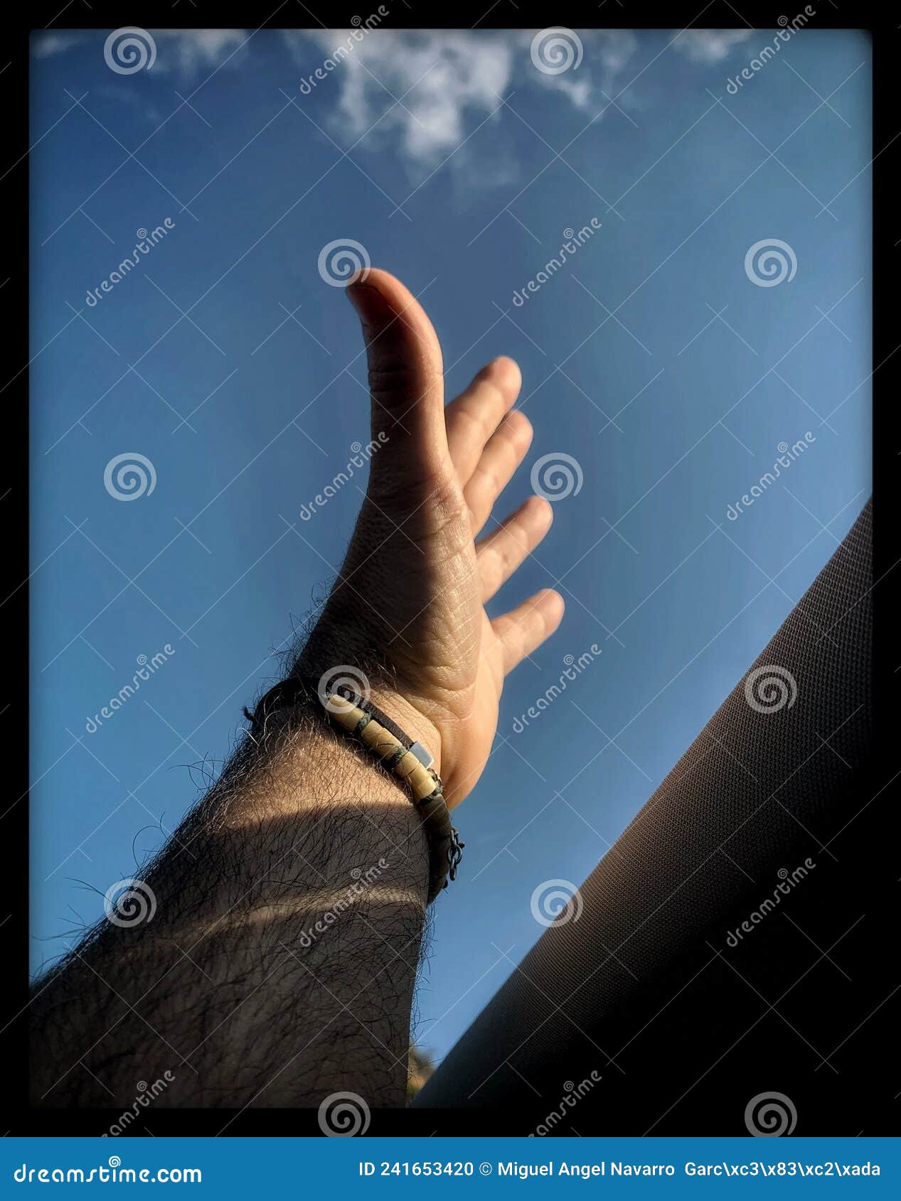 Hand out of a moving car stock photo. Image of feel - 241653420