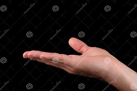 Hand outstretched stock image. Image of person, place - 1123265
