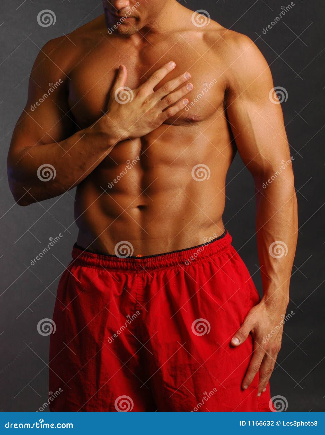 Hand over heart stock photo. Image of back, dude, arms - 1166632
