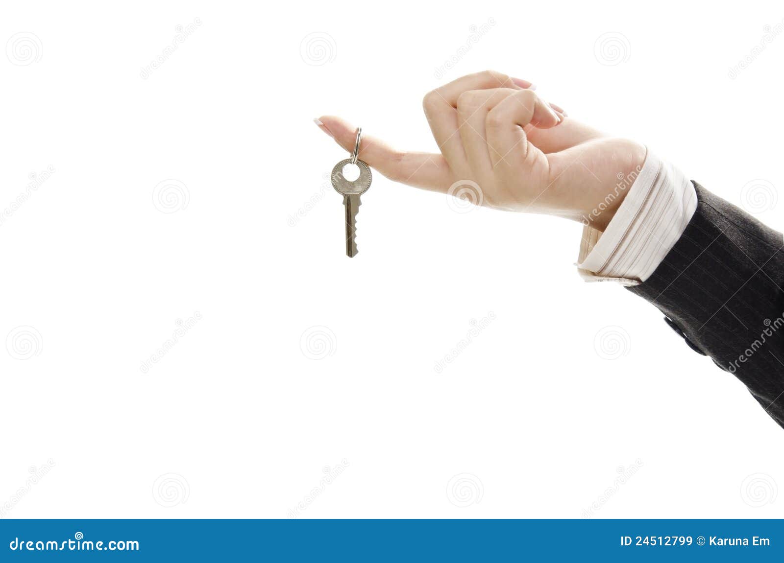 Hand over key stock image. Image of showing, isolated - 24512799