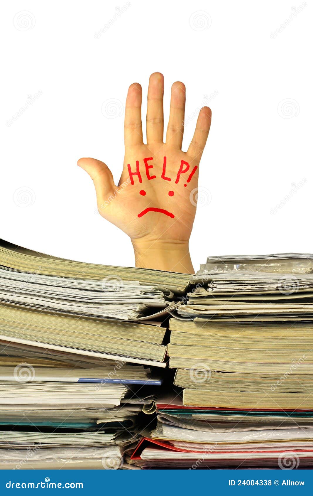 Hand Over a Pile of Documents Stock Photo - Image of heap, concepts ...