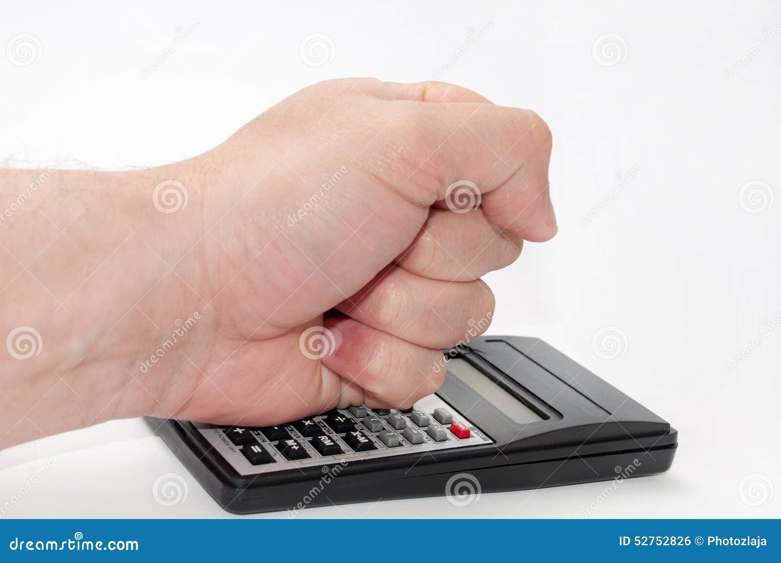 Hand Over Scientific Calculator Stock Photo - Image of adding ...