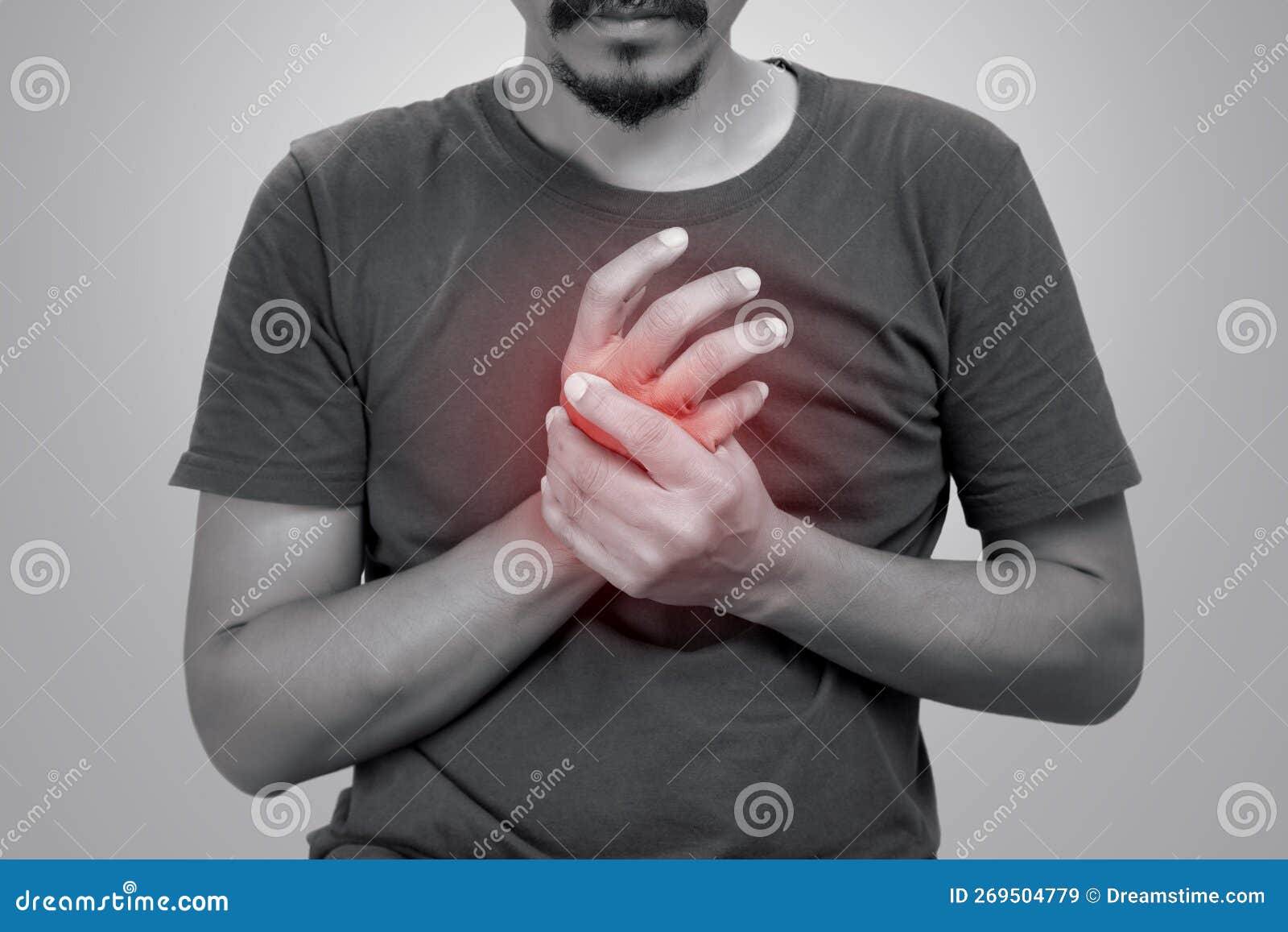 Hand pain. stock image. Image of muscles, problems, inflammation ...