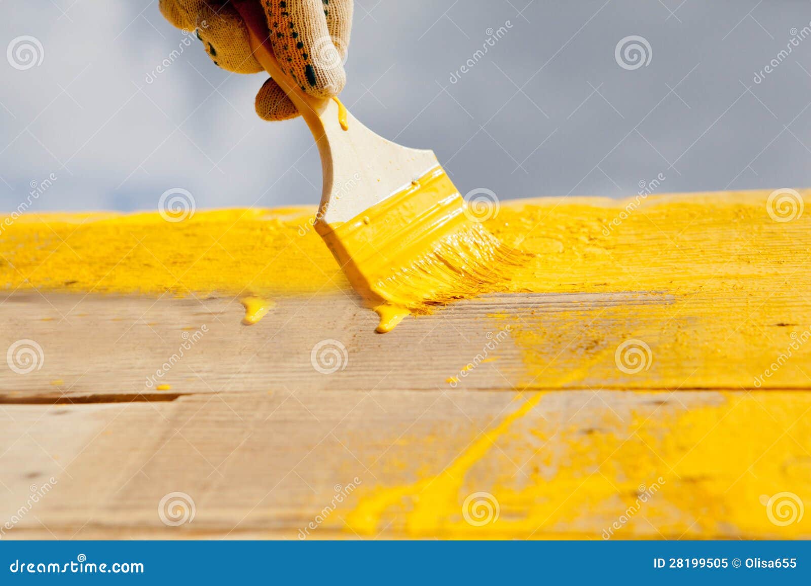 Hand paint stock image. Image of repair, painter, color - 28199505