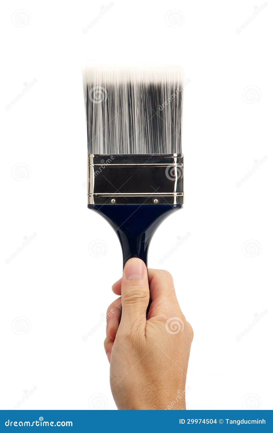 Hand holding a brush stock photo. Image of brushing, painting - 29974504