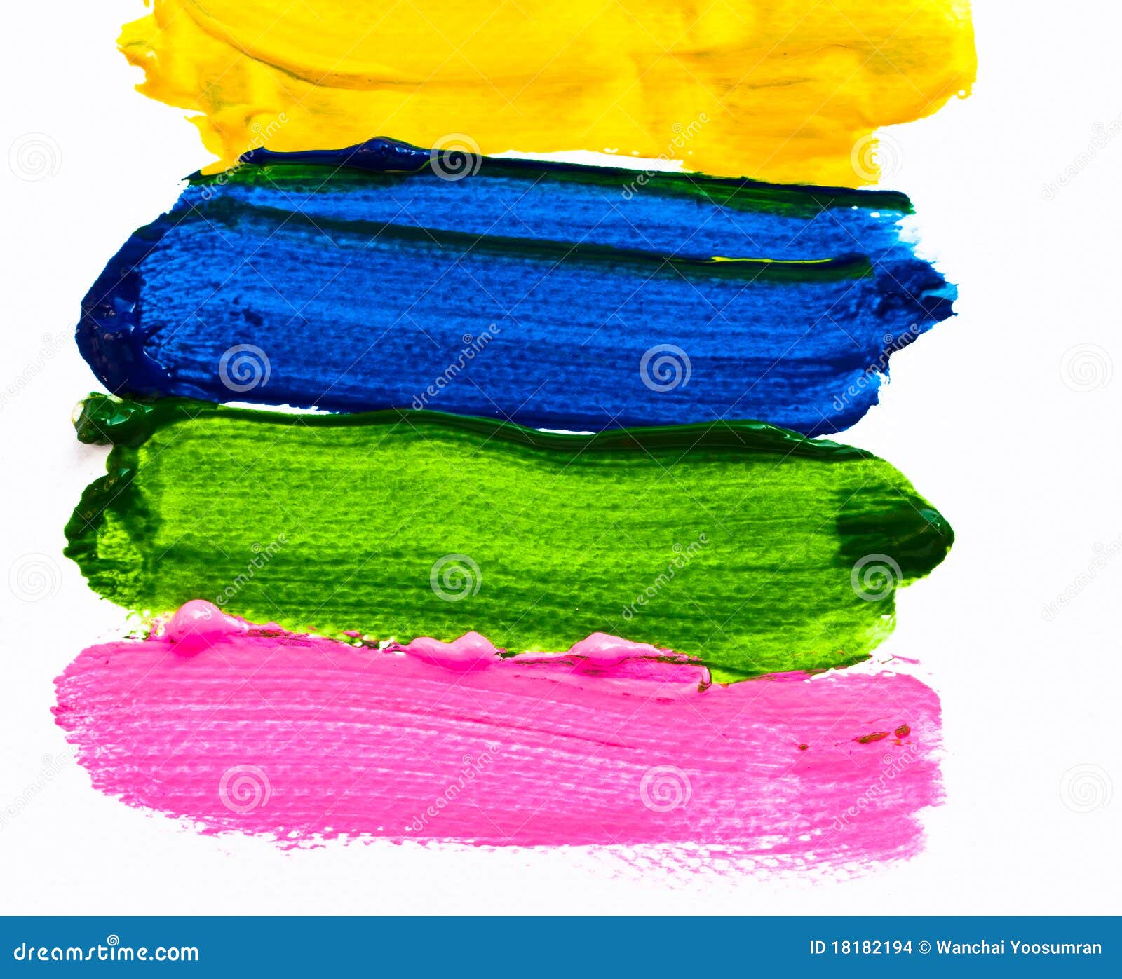 Hand paint color on paper stock photo. Image of finger - 18182194