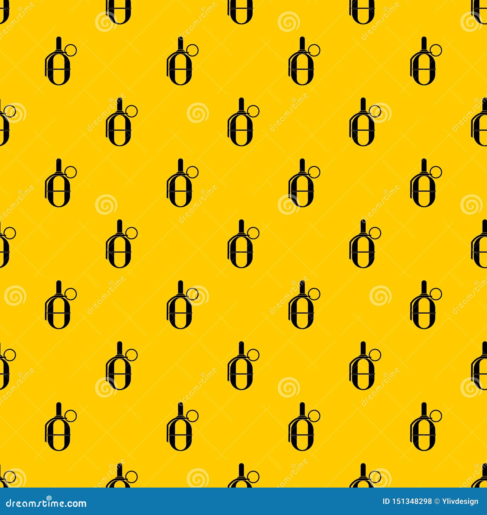 Hand Paintball Grenade Pattern Vector Stock Vector - Illustration of ...