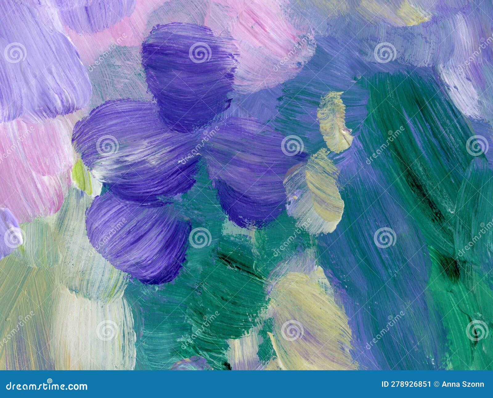 Hand Painted Acrylic Texture. Abstract Background. Stock Image - Image ...