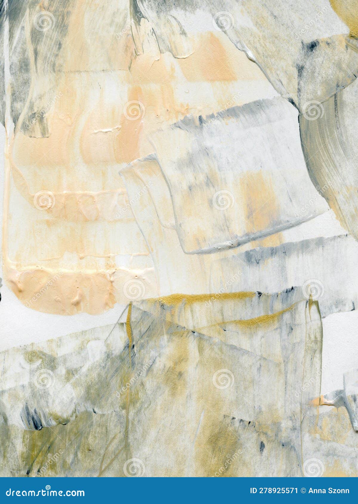 Hand Painted Acrylic Texture. Abstract Background. Stock Image - Image ...