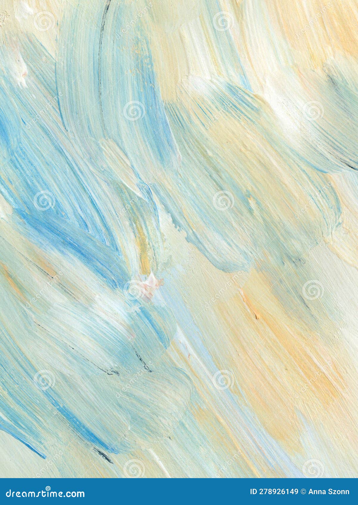 Hand Painted Acrylic Texture. Abstract Background. Stock Image - Image ...