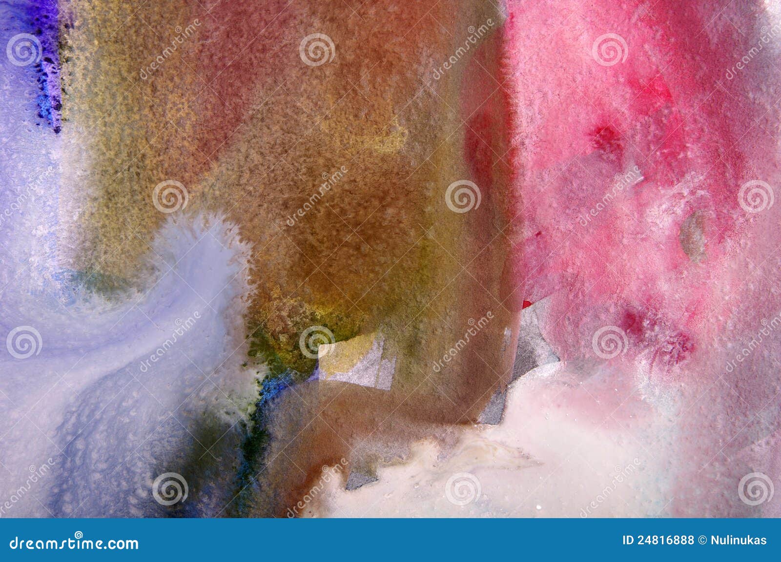 Hand Painted Art Background Stock Illustration - Illustration of ...