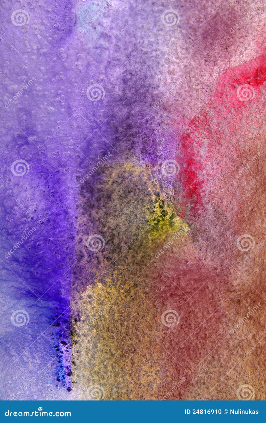 Hand Painted Art Background Stock Illustration - Illustration of blue ...