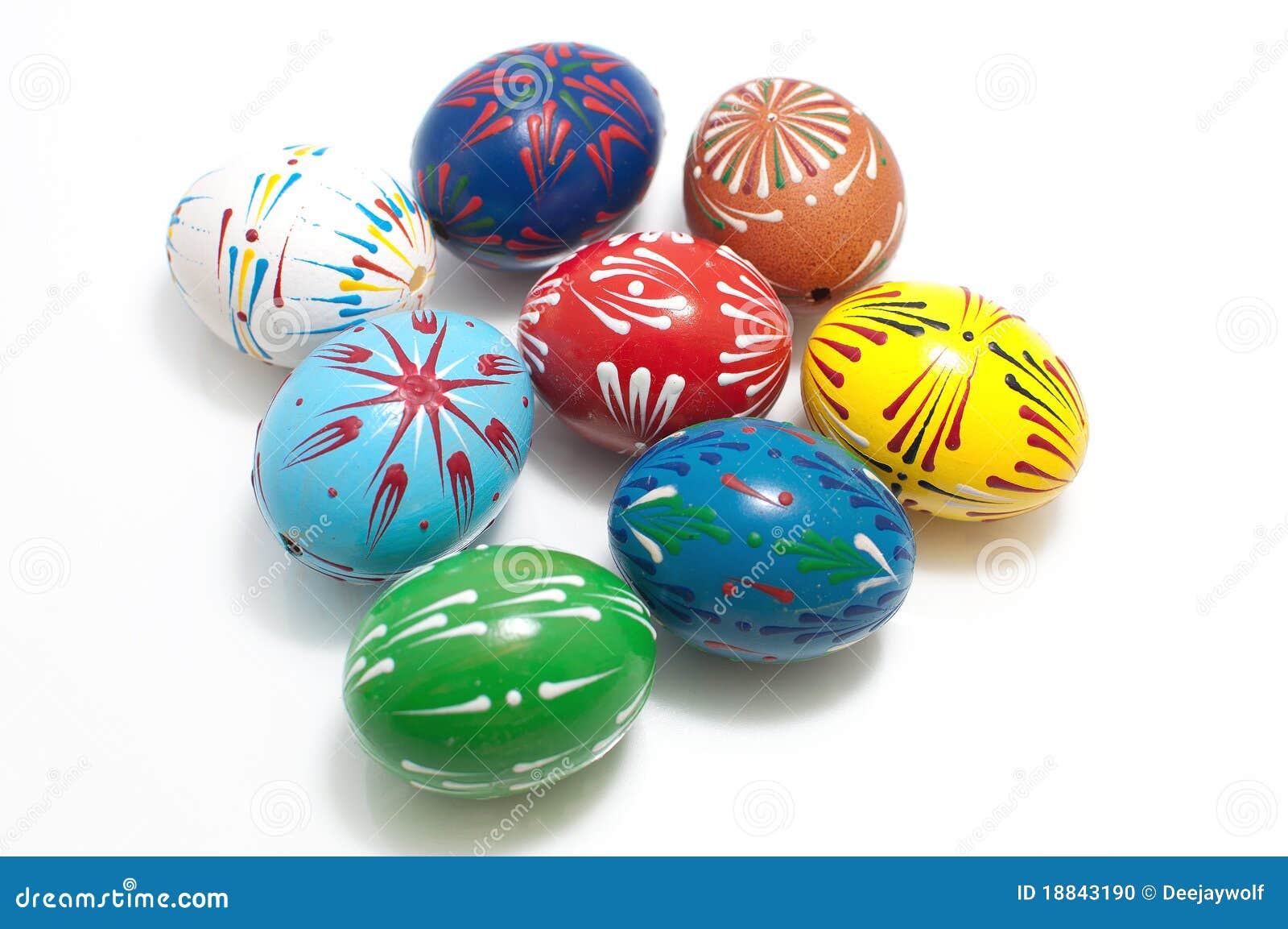 Hand-painted Genuine Egg Shells Stock Photo - Image of bowtie, real ...