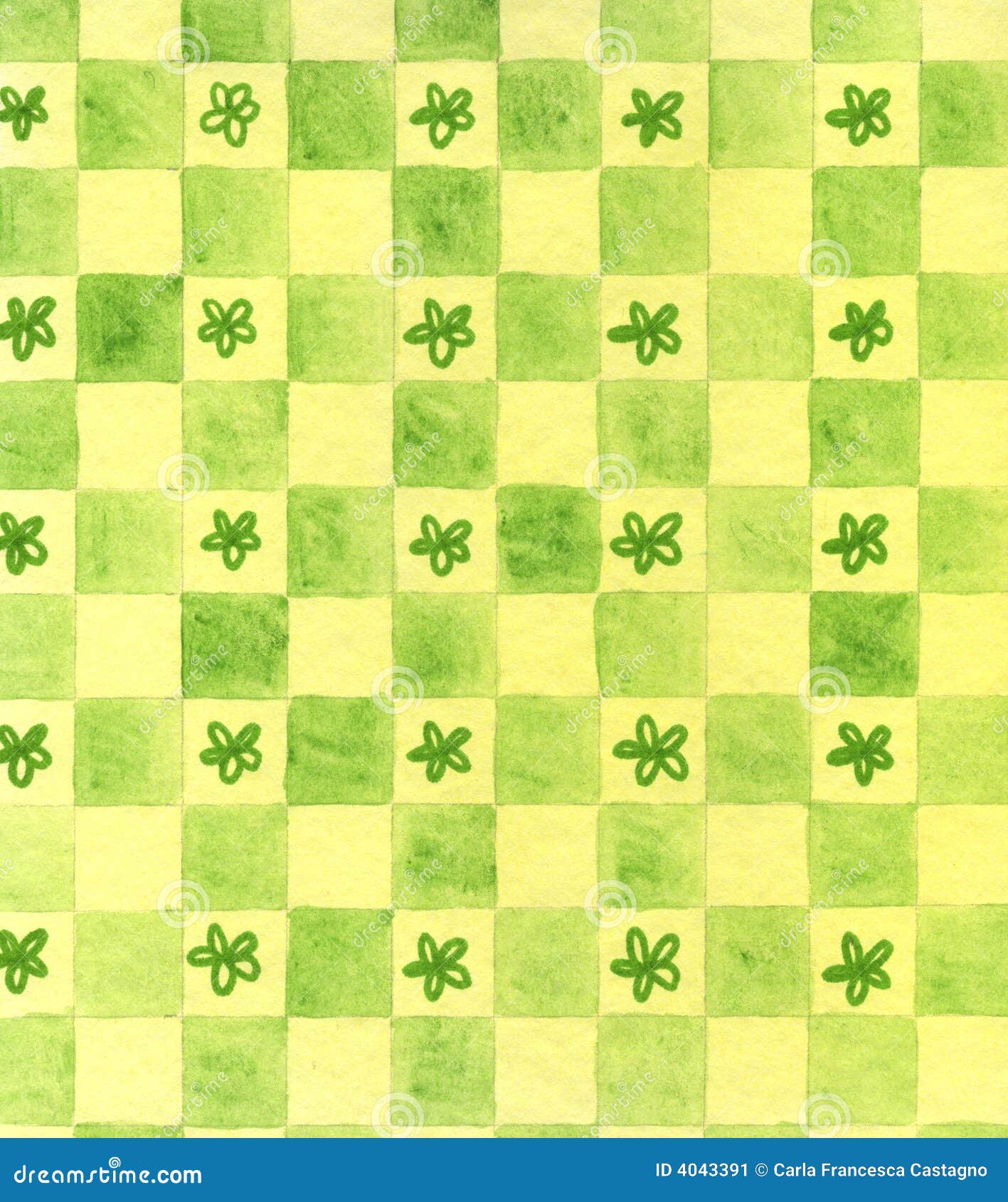 Watercolor Checkerboard And Striped Kites Air Set. Hand Drawn Vintage ...