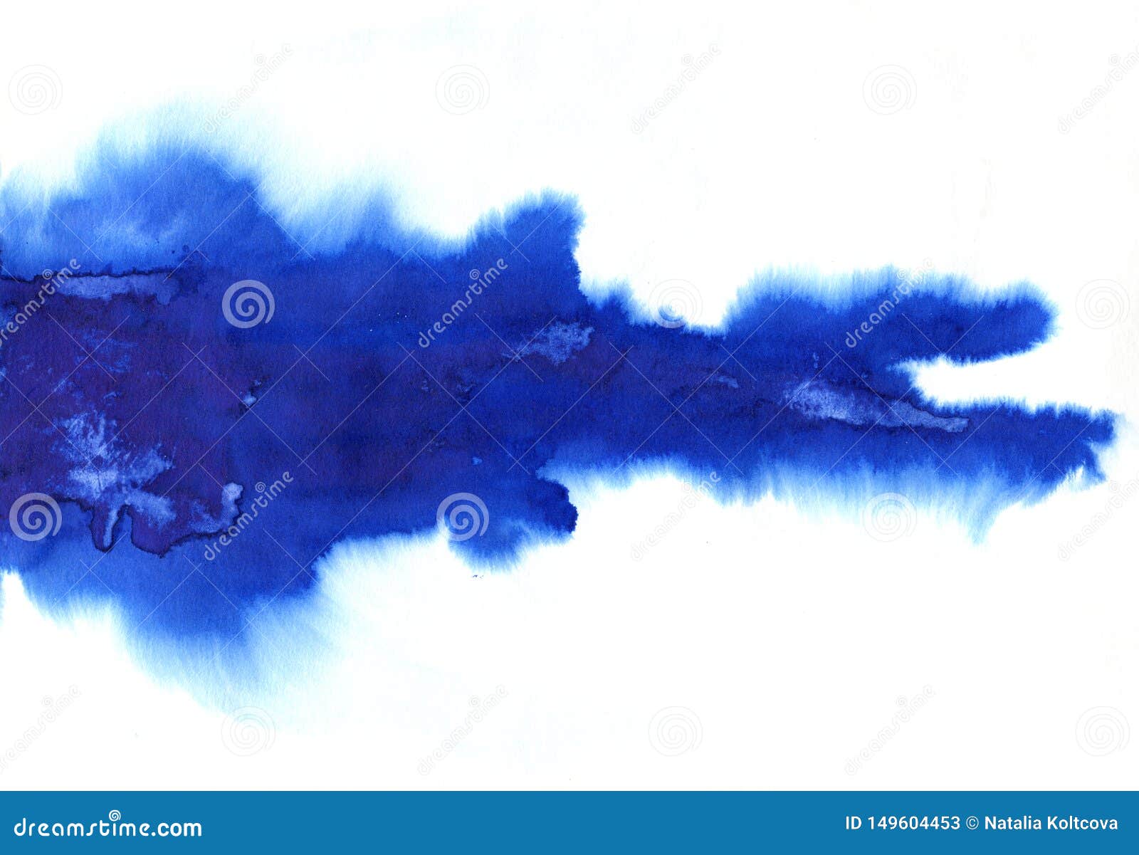 Hand Painted Ink Texture. Abstract Background. Stock Illustration ...