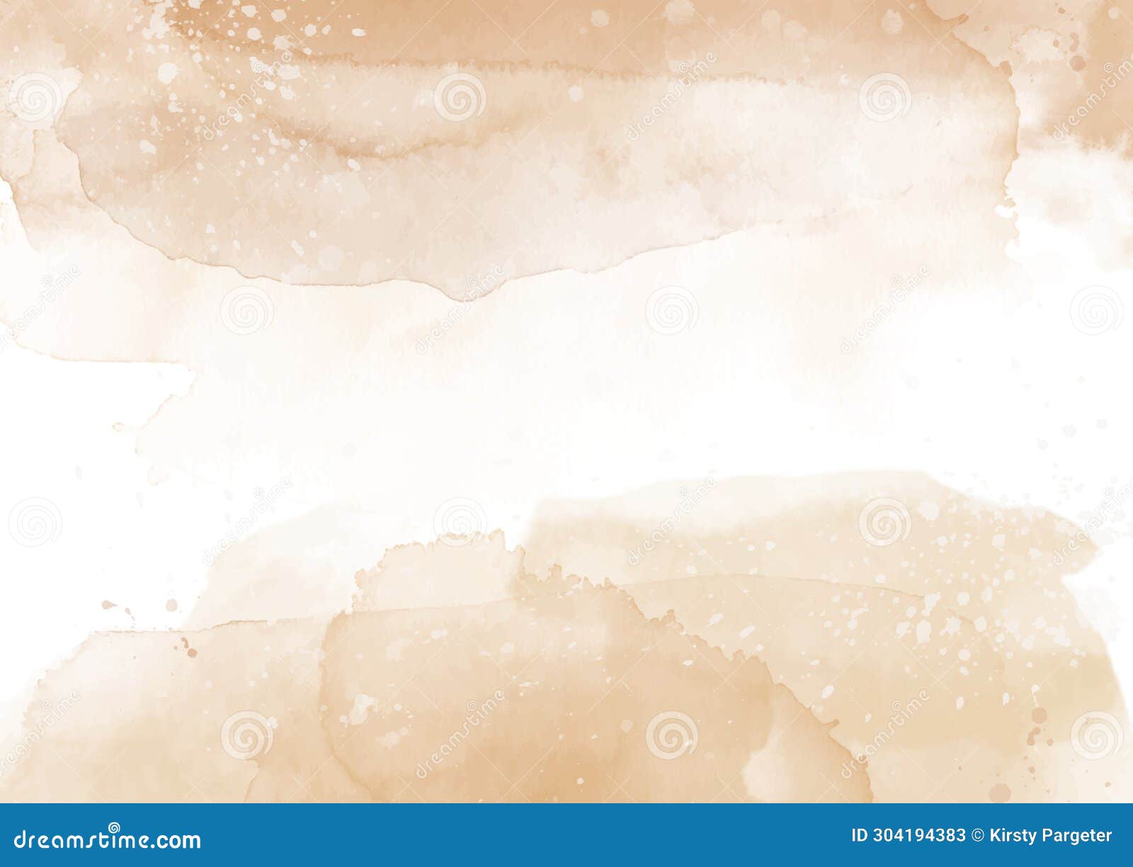 Hand Painted Neutral Coloured Watercolour Background Stock Vector ...
