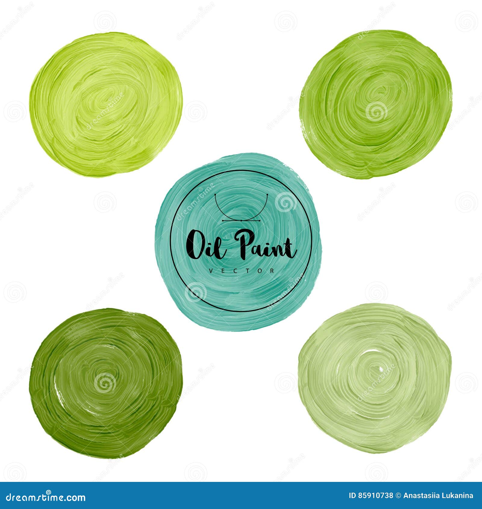 Hand painted oil texture stock vector. Illustration of acrylic - 85910738